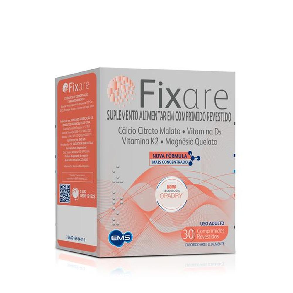 Suplemento Alimentar Fixare Flex com 60 Comprimidos Revestidos - Farmais