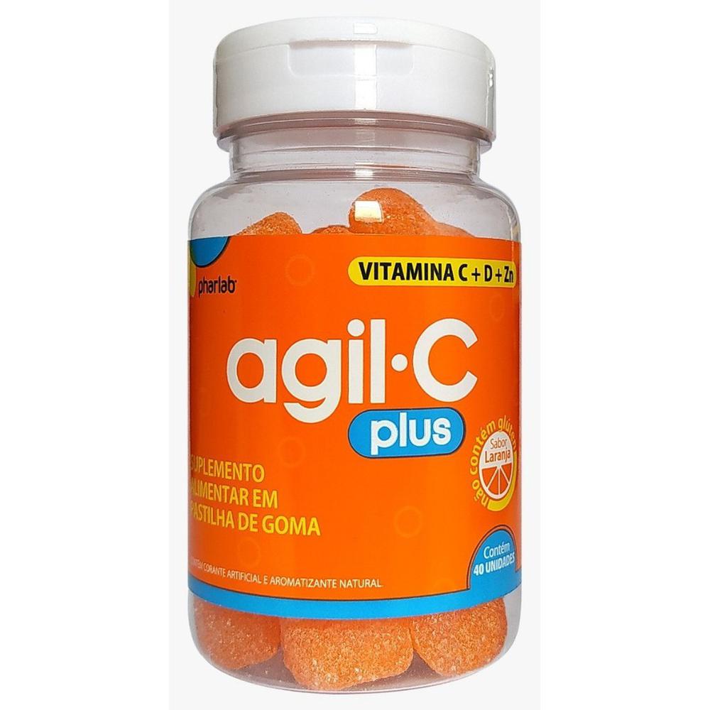Agil-C Plus com 40 Gomas - Farmais