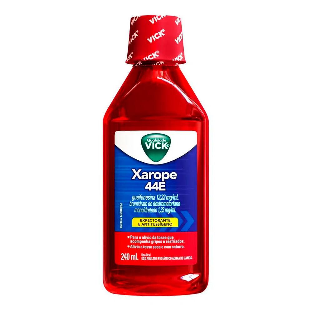 Xarope 44E 1,30mg/ml + 13,30mg/ml Frasco 240ml - Farmais